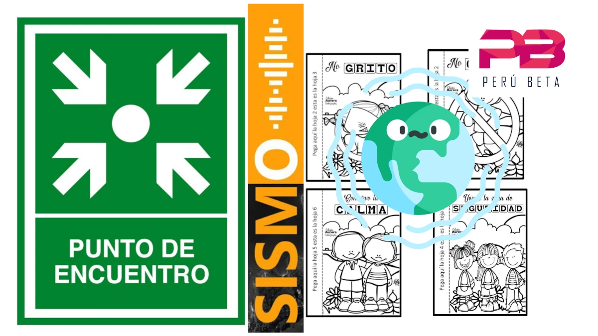 Cuadernillo para Colorear Sismos | Terremoto, Temblor - Perú Beta
